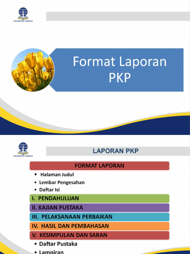 Inisiasi 4 - Format Laporan PKP | PDF