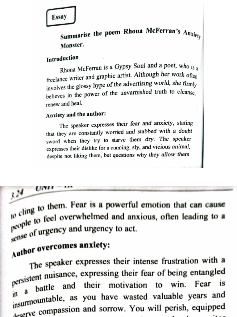 Anxiety Monster | PDF