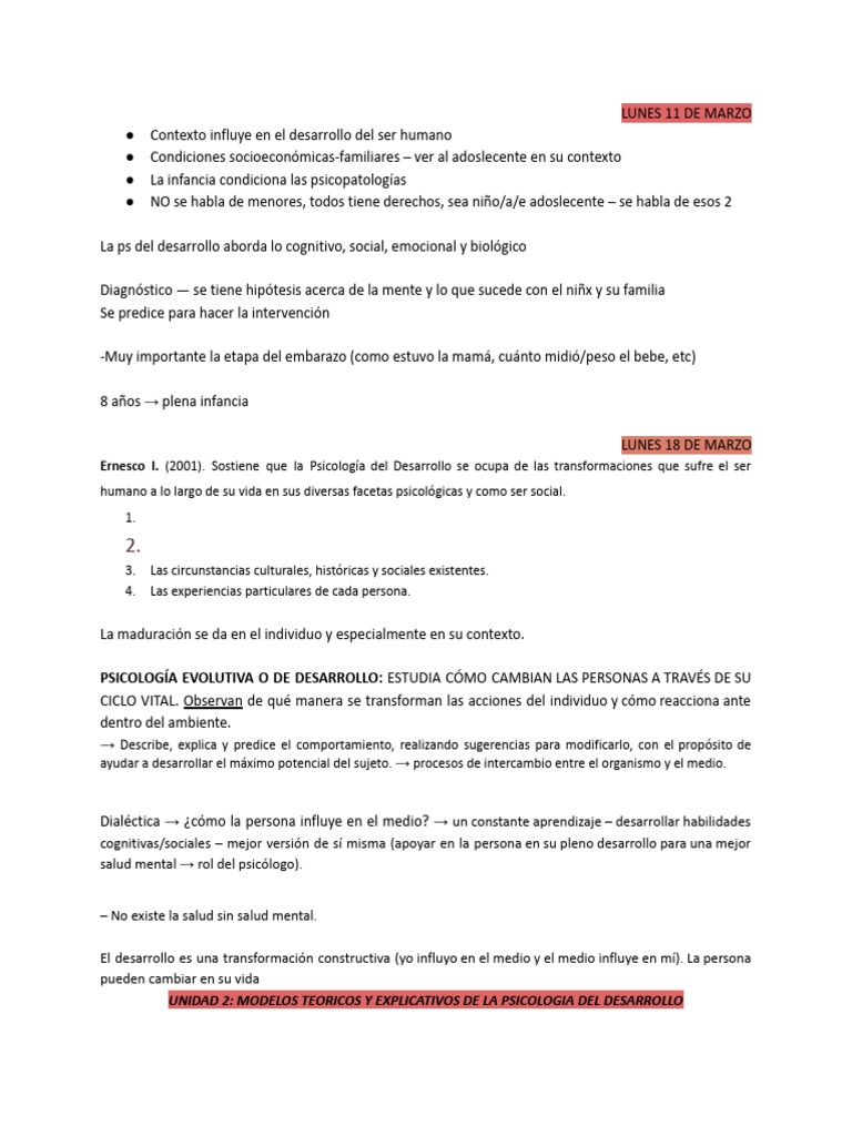 Ps. Desarrollo 1 | PDF