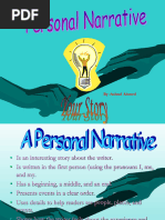 Personal Narrative Graphic Organizer | PDF