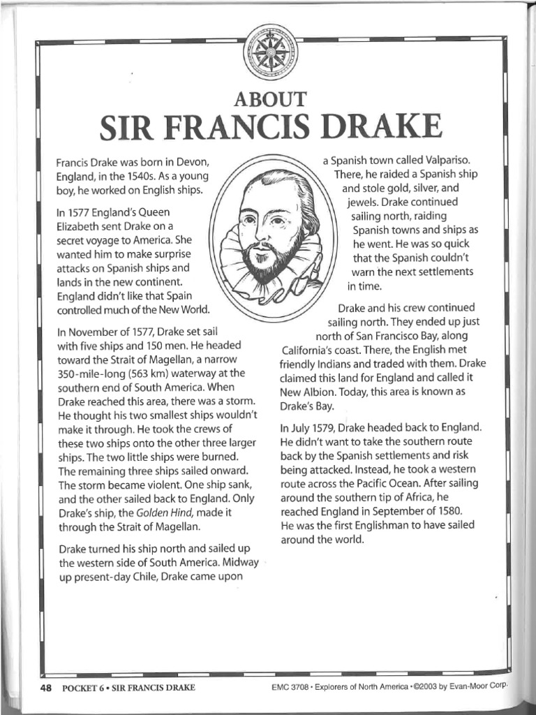 Sir Francis Drake Bio | PDF