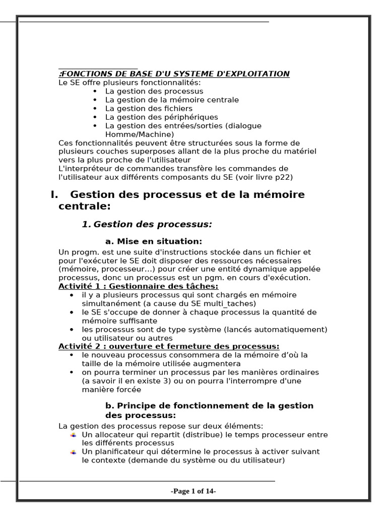 ch2 Fonctions de Base | PDF