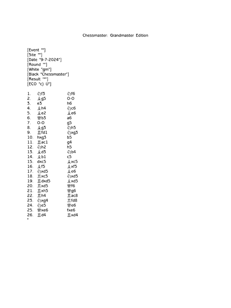 Continued After: 1. d4 d5 2. c4 E6 3. Nc3 Be7 4. cxd5 Exd5 | PDF