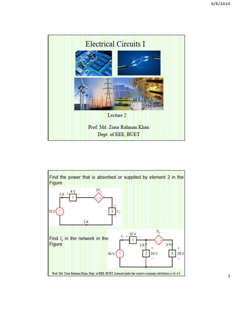 EEE 101 - Lec 2 | PDF