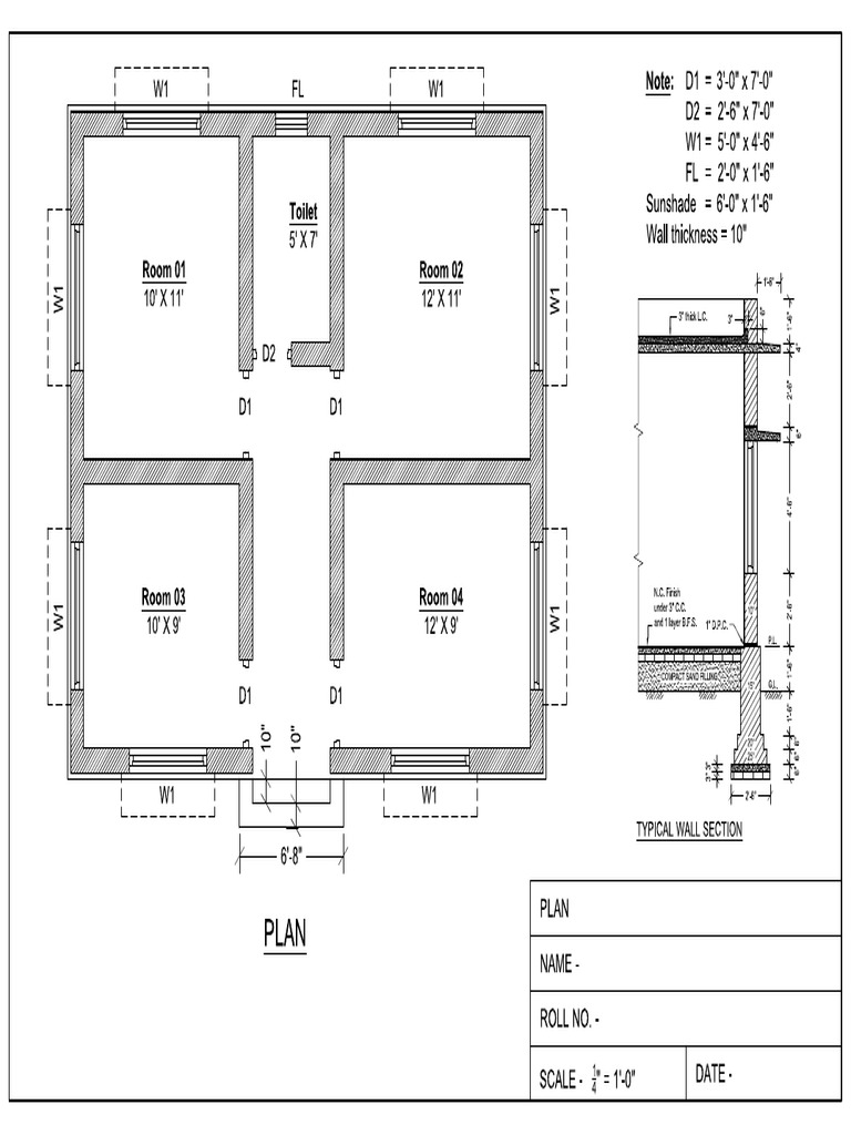 Plan Class Drawing 01 | PDF
