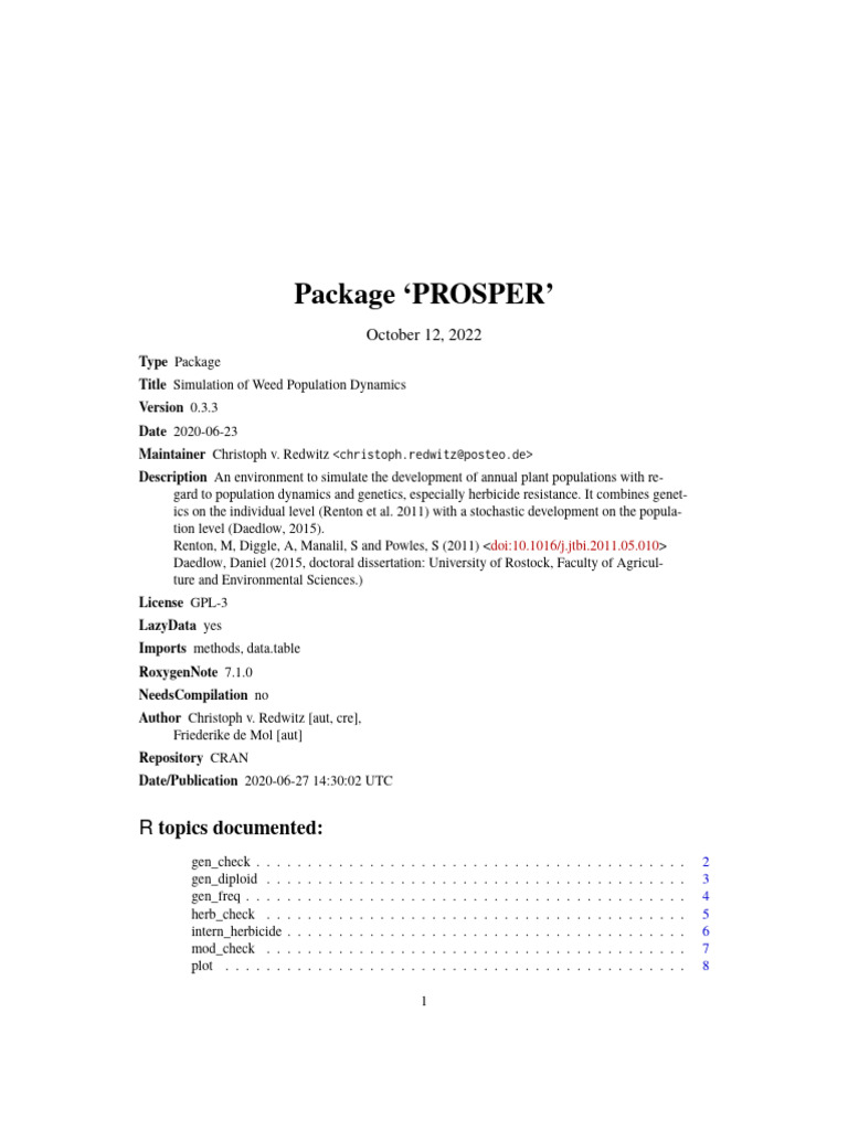 PROSPER | PDF