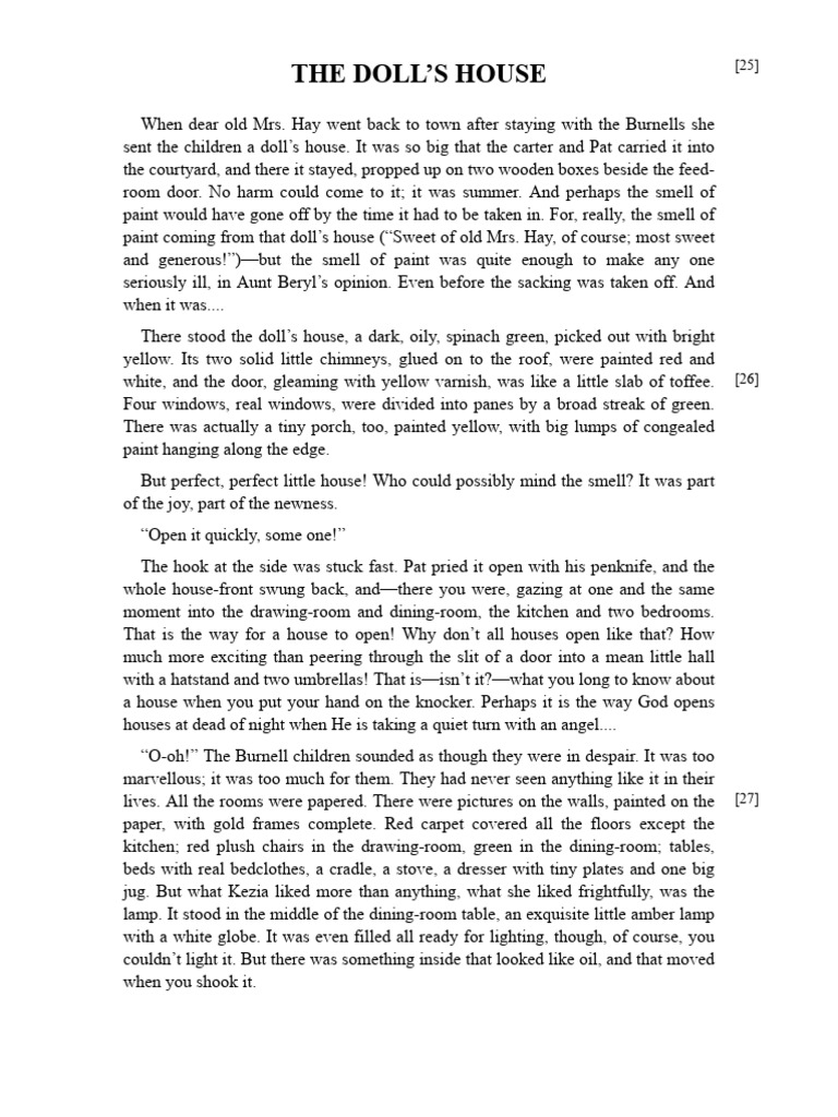 The Doll's House | PDF