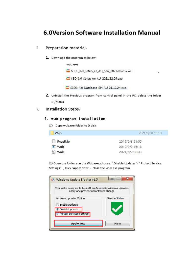 6.0 Version Software Installation Manual | PDF