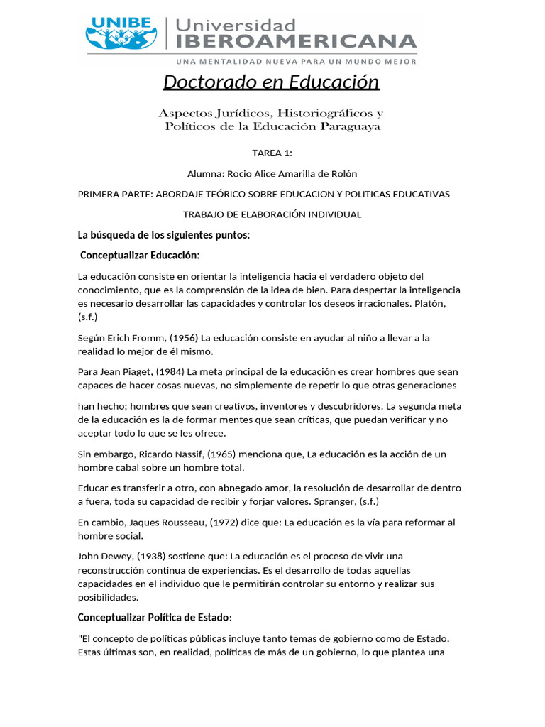 Rocio Amarilla Tarea 1 | PDF