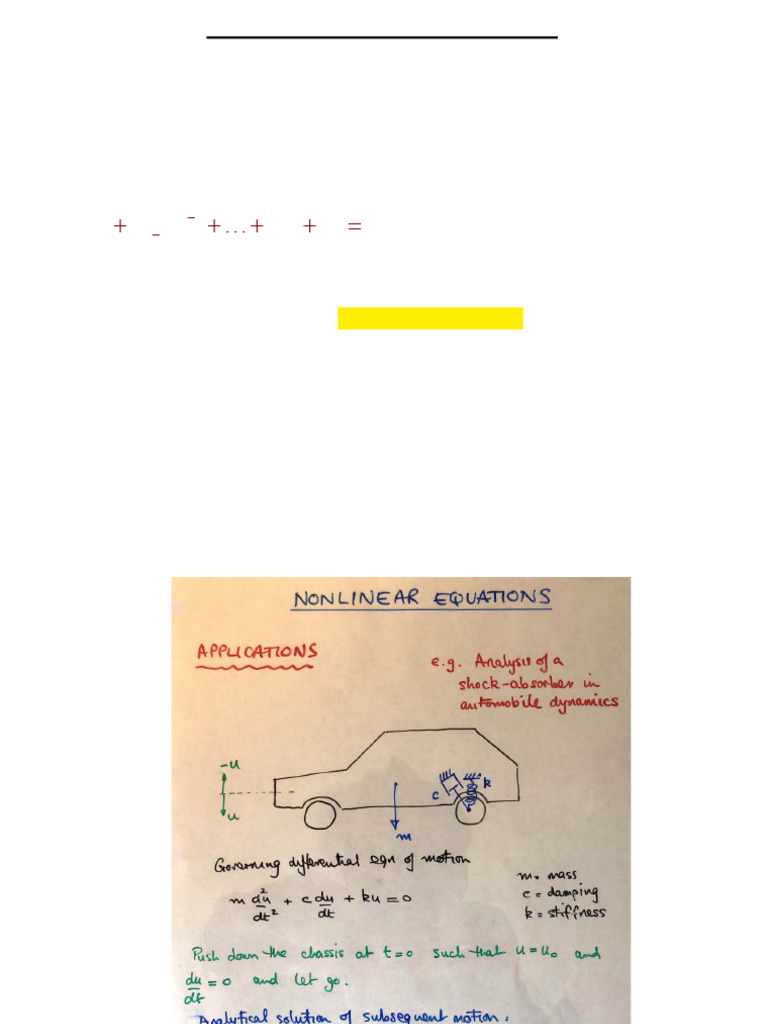 03 Nonlinear Equations | PDF
