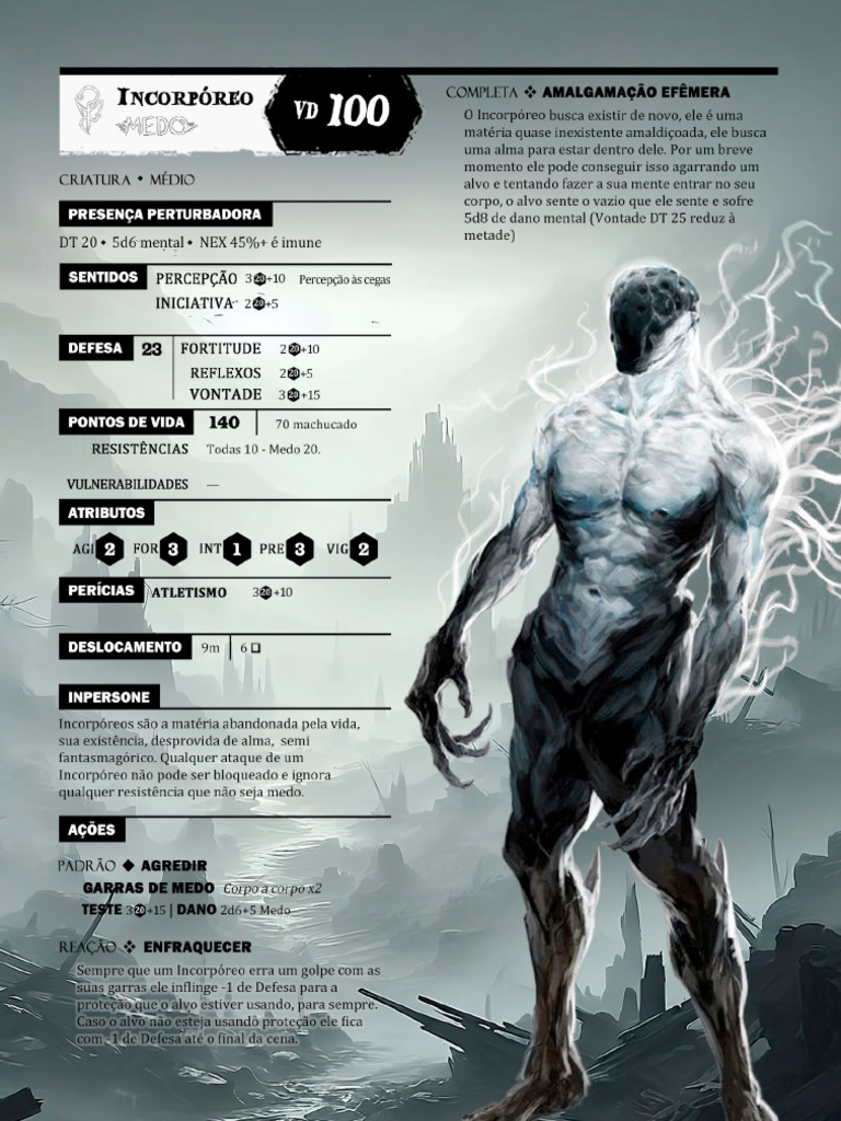 Ficha Incorpóreo | PDF