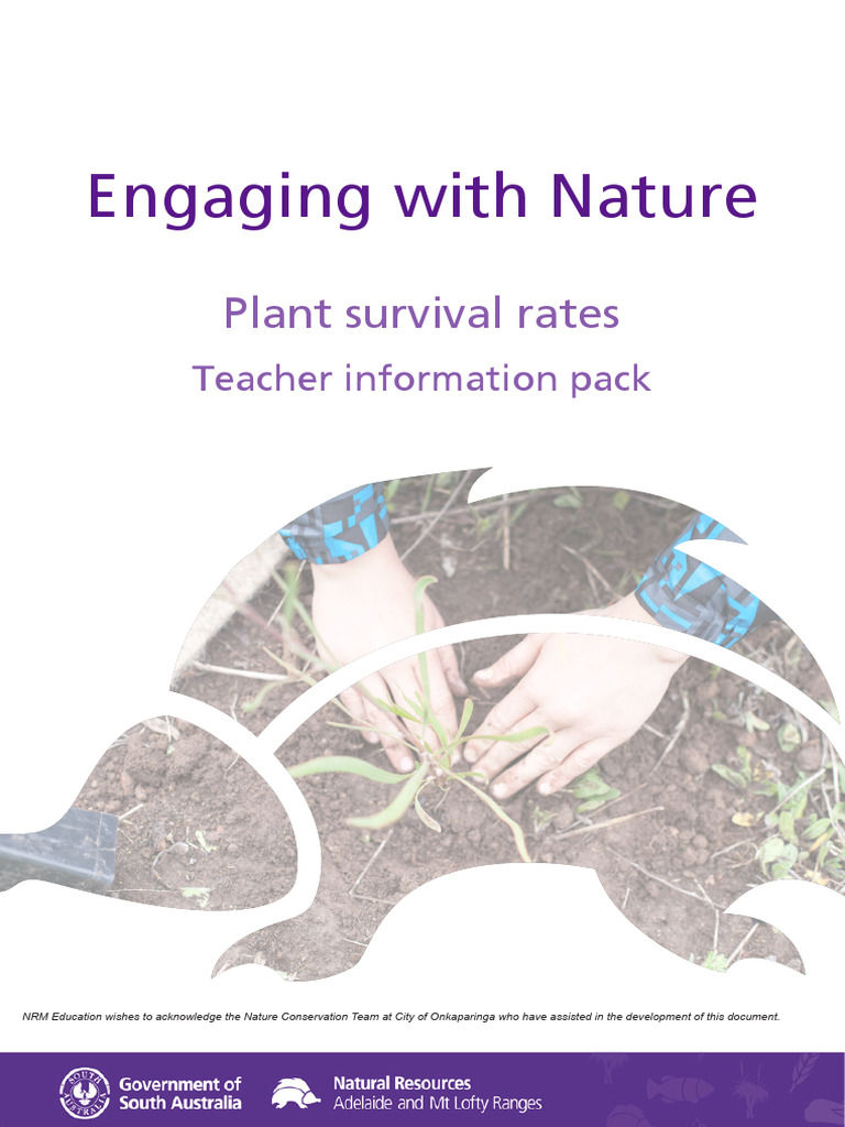 Plant Survival Rates Teacher Info Pack Gen | PDF