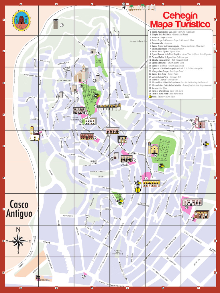 Mapa Turistico Cehegin | PDF
