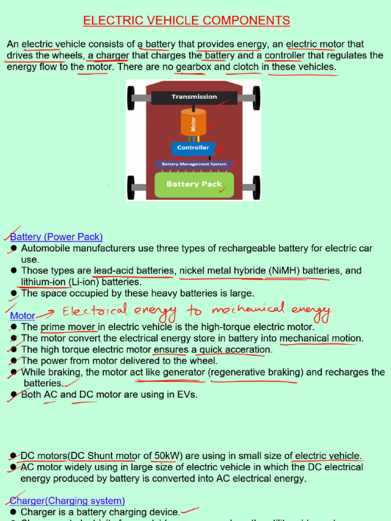 Electrical Vehicle (1 To 5) | PDF
