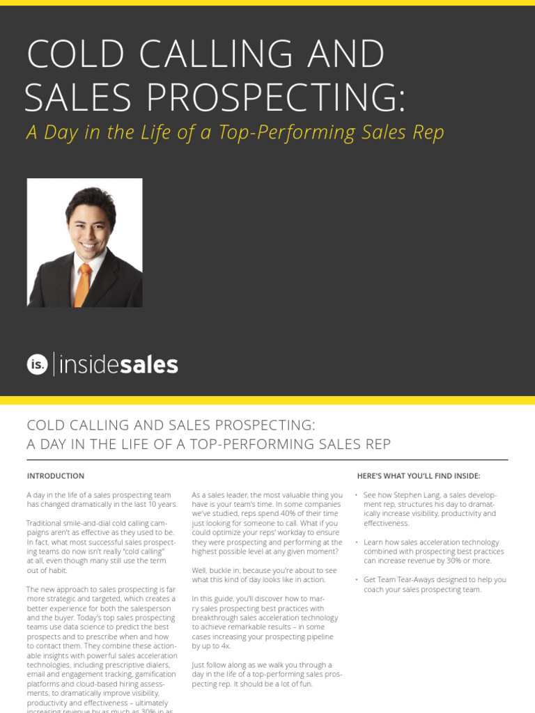 Ebook Life of A Top Performing Sales Rep | PDF