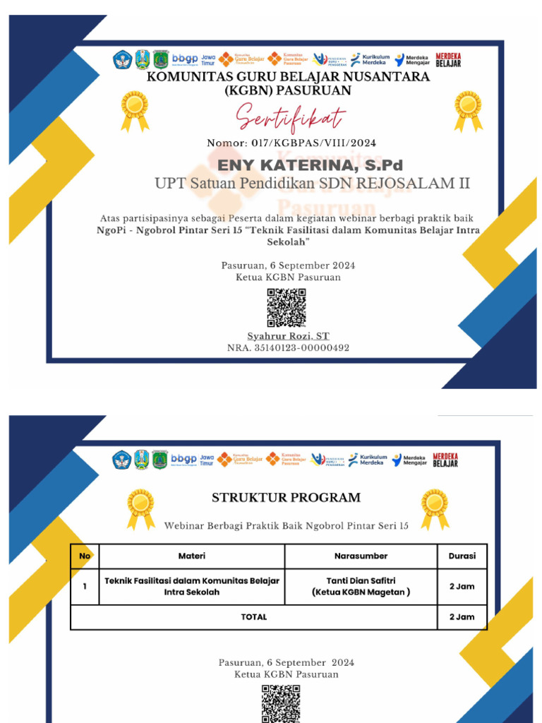 KGBN ENY KATERINA, S.PD 6 Sept 2024 | PDF