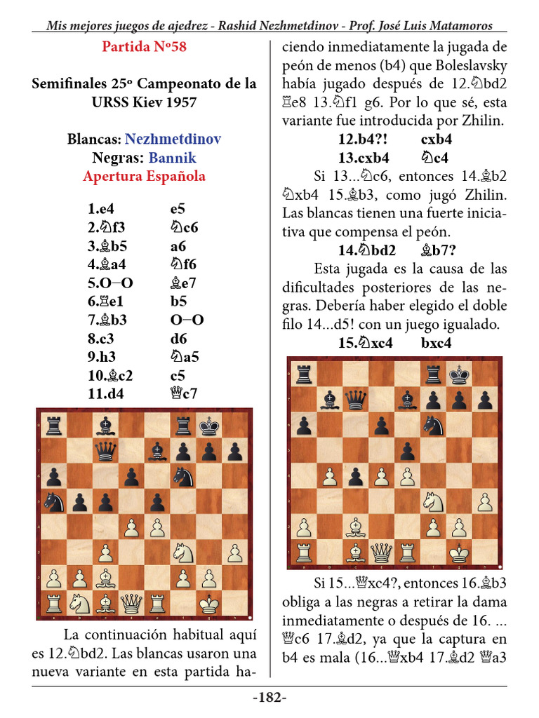 58 - Nezhmetdinov Vs Bannik | PDF