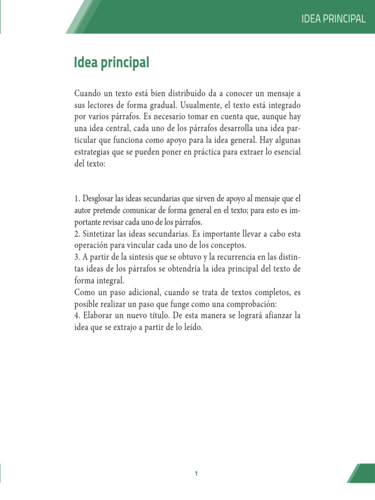 3.1 Idea Principal | PDF