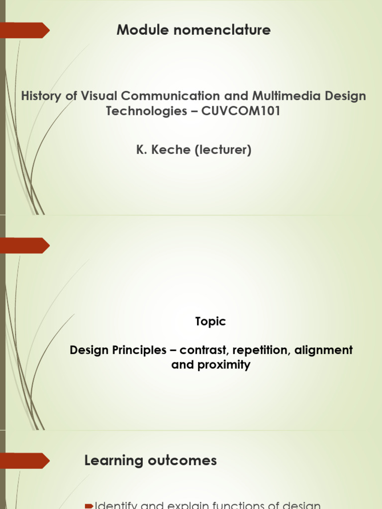 3 VC Design Principles | PDF | Page Layout | Design