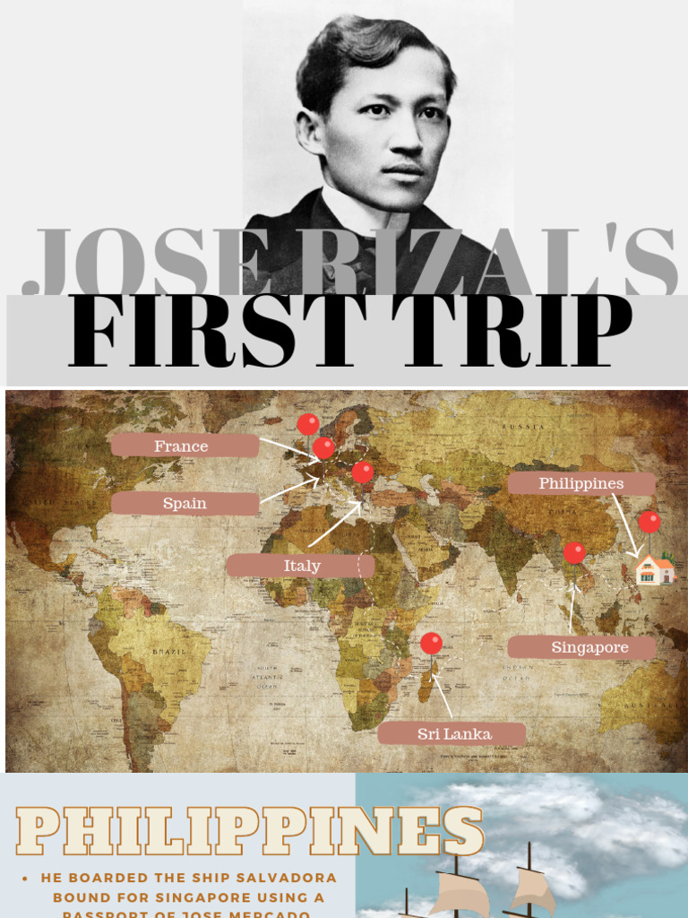 Jose Rizal First Trip | PDF