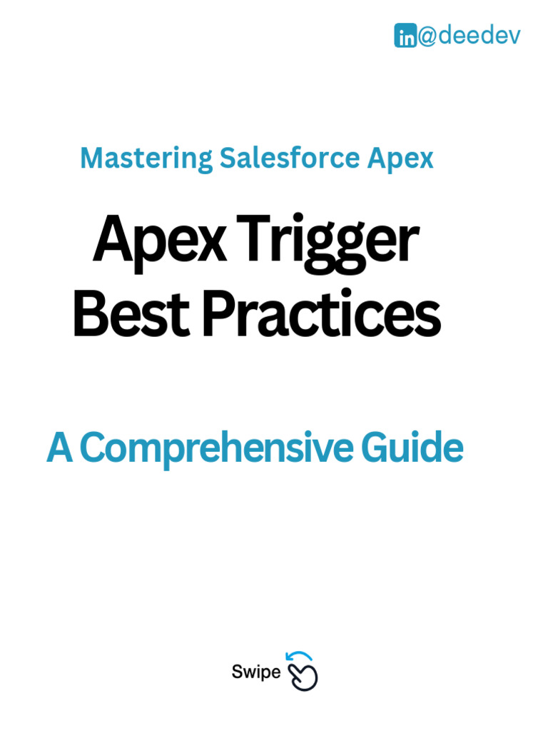 Apex Trigger Best Practices-A Comprehensive Guide | PDF | Data | Data Management
