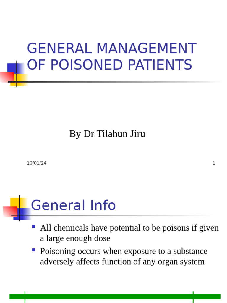 Management of Poisoned Patients | PDF