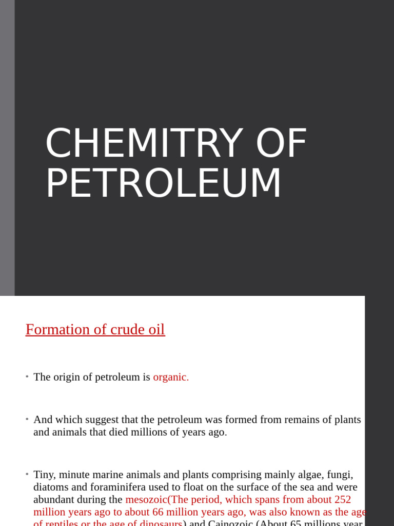 2.crude Oil Composition and Types of Crude Oil (4 Classes) | PDF