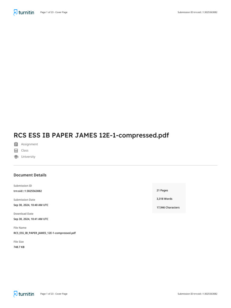 Ai-Rcs Ess Ib Paper James 12e-1-Compressed. | PDF