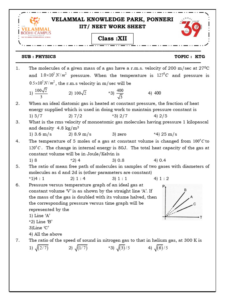KTG-WS | PDF | Gases | Teaching Methods & Materials