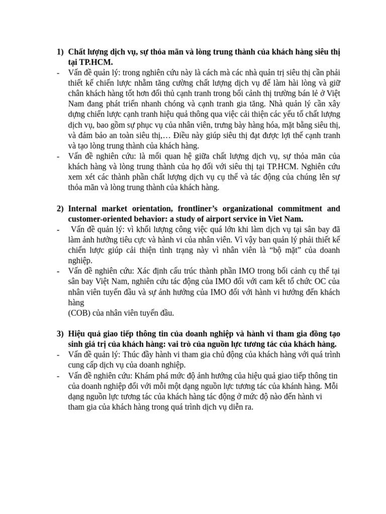 Phân tích vấn đề nghiên cứu BTCN | PDF