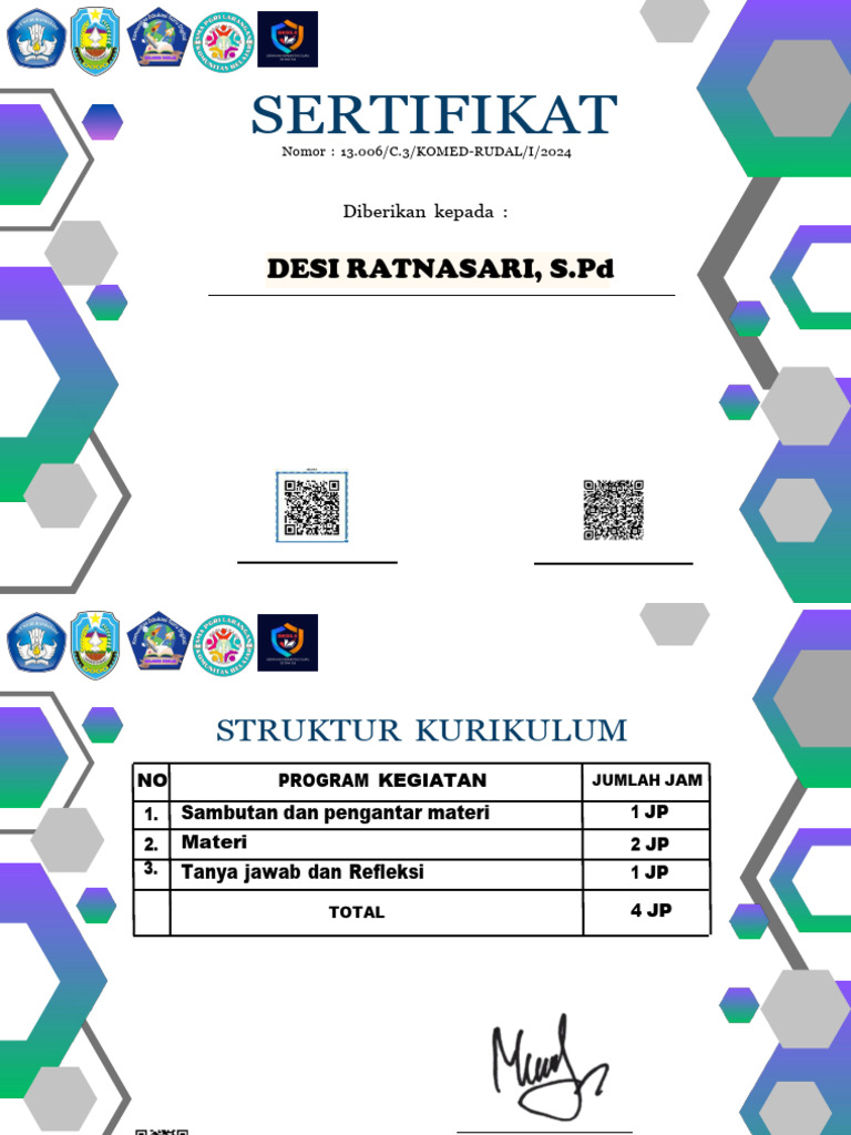 Sertifikar Desi 4JP | PDF
