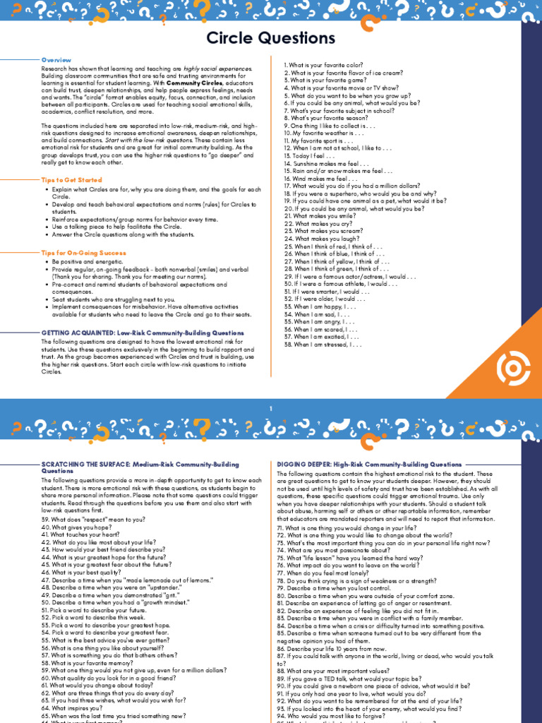 Community Building Circle | PDF