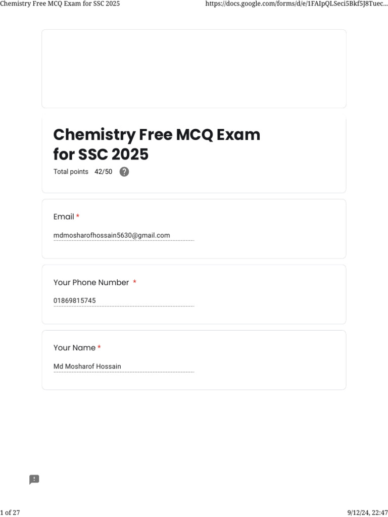 Redwans Method Exam | PDF