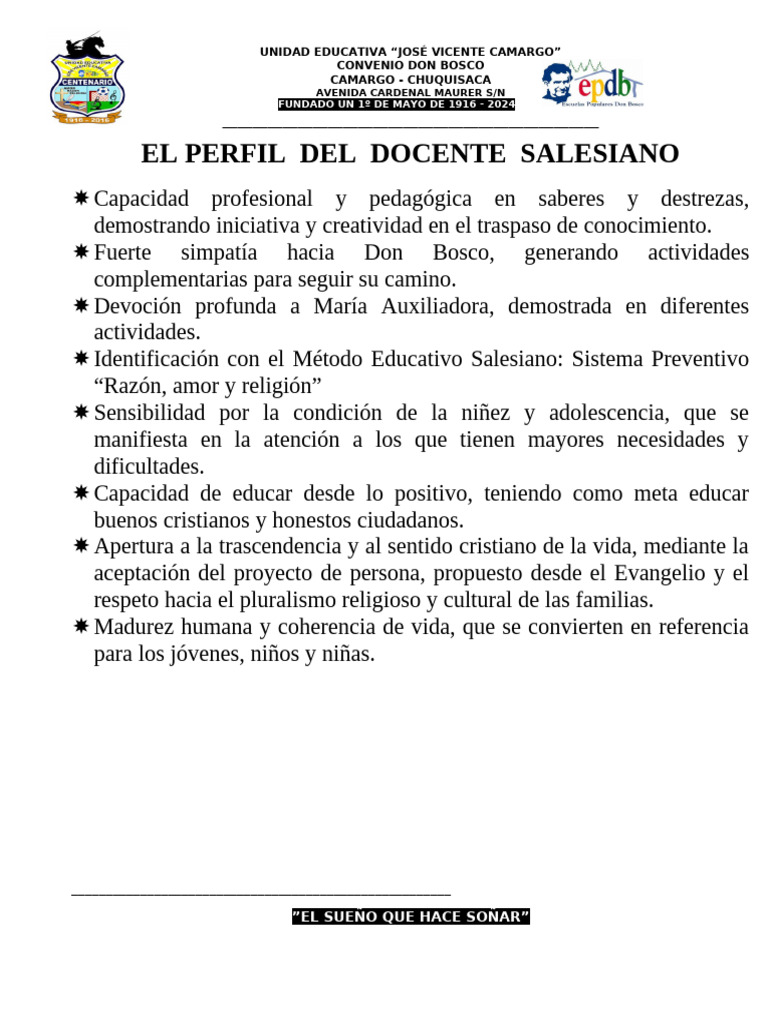 Perfil Docente | PDF