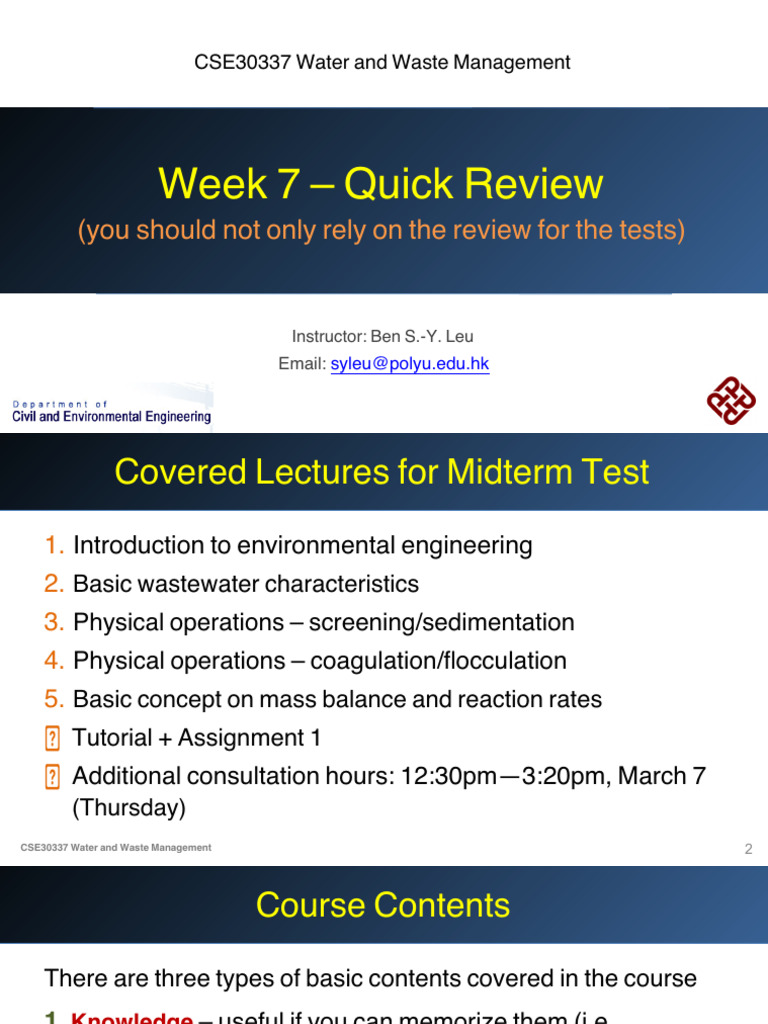 10 CSE337 Quick Review | PDF