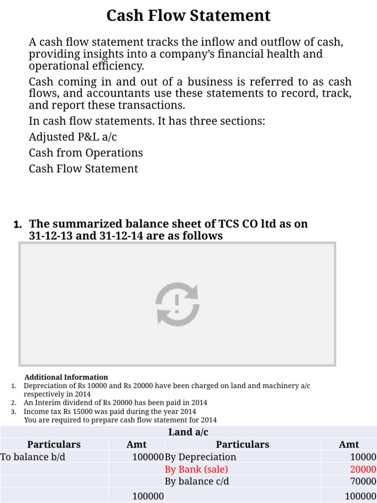 Cash Flow Statement | PDF