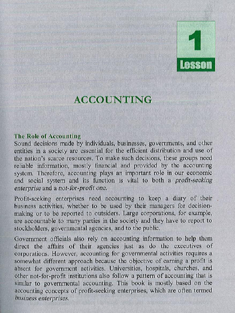 English Accounting | PDF