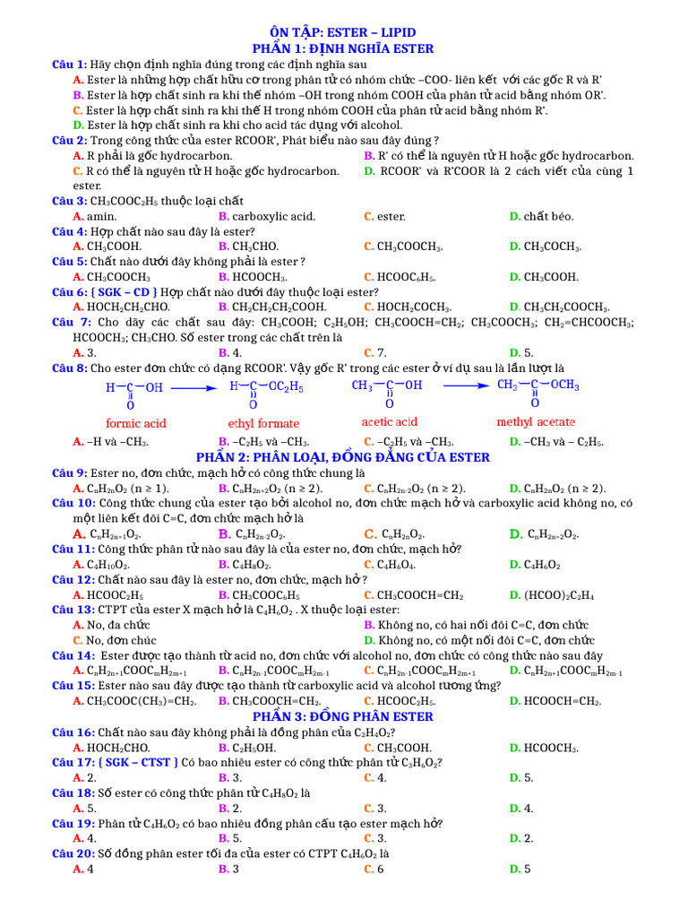 Ôn Tập Chương 1 - Ktra 15 Phút | PDF