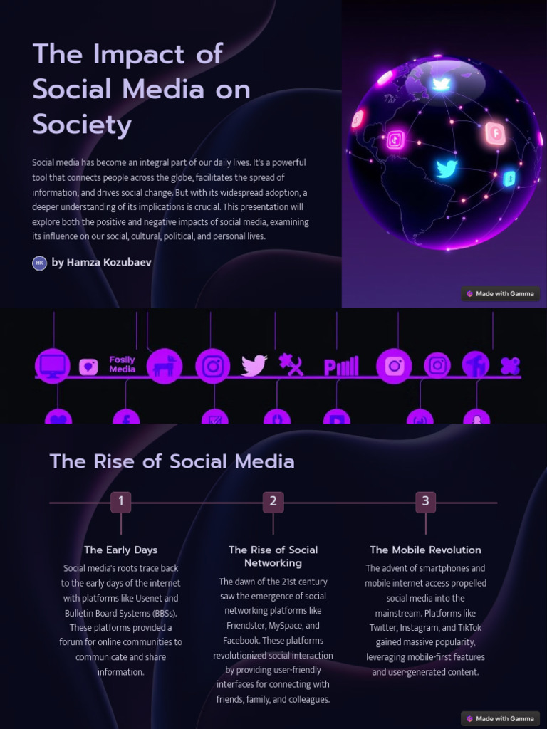 The Impact of Social Media On Society | PDF | Social Media | Popular ...