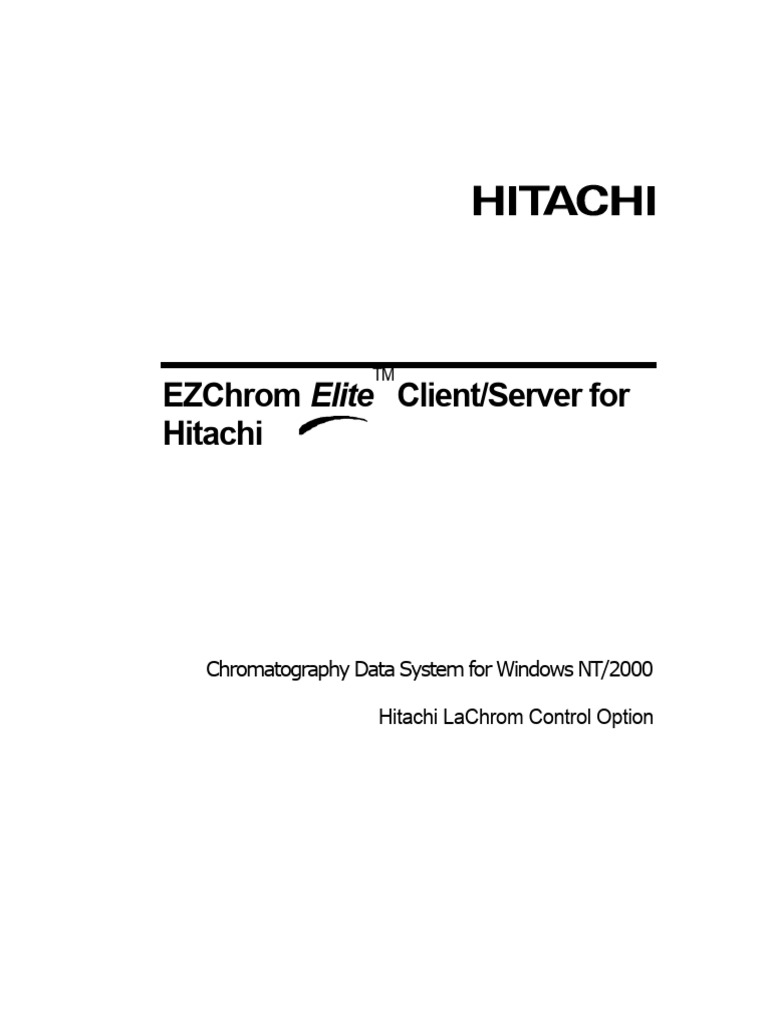 Hitachi La Chrom | PDF