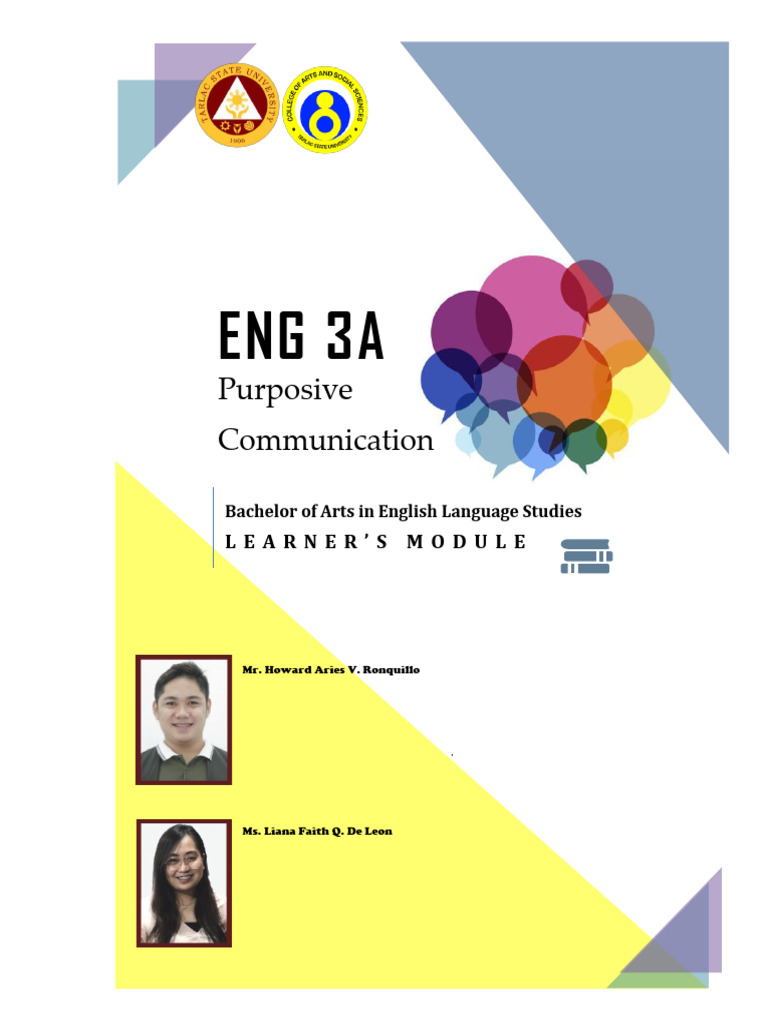 ENG 3A Midterm Module | PDF