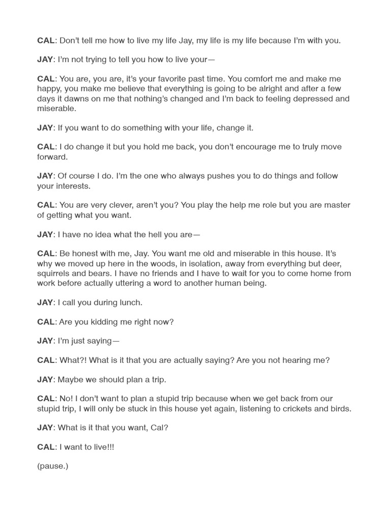 SCRIPT FOR INT 2 Senior | PDF