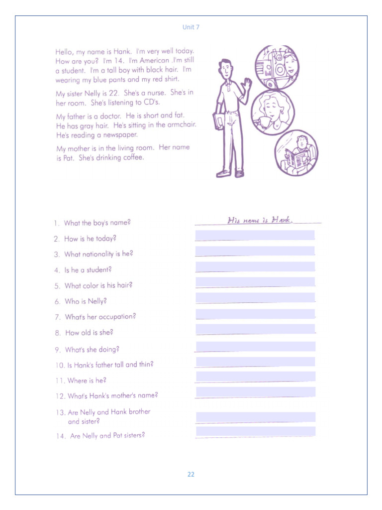 Workbook Unit 7 | PDF