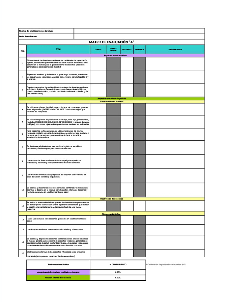 PDF Matriz de Evaluacion A Ok - Compress | PDF