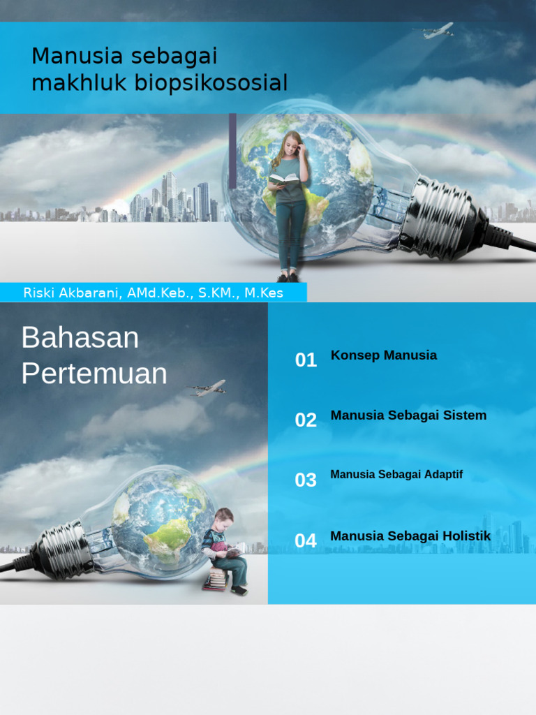 Manusia Sebagai Mahluk Biopsikososial | PDF