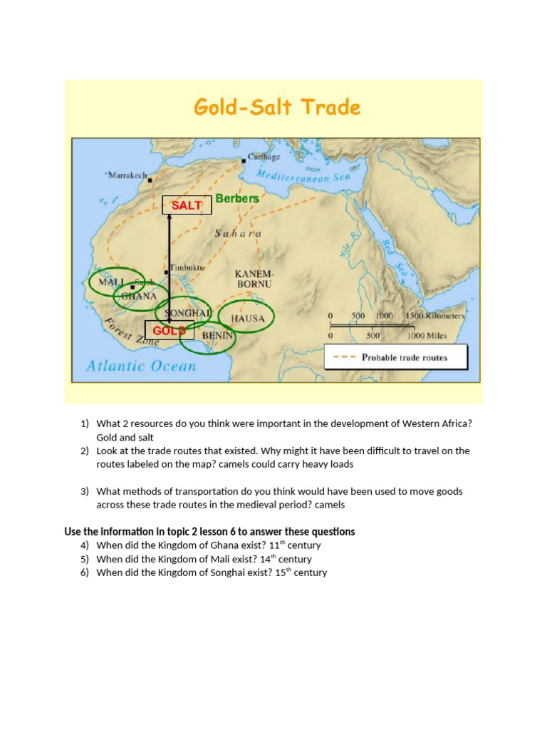 Africa Map Activity | PDF