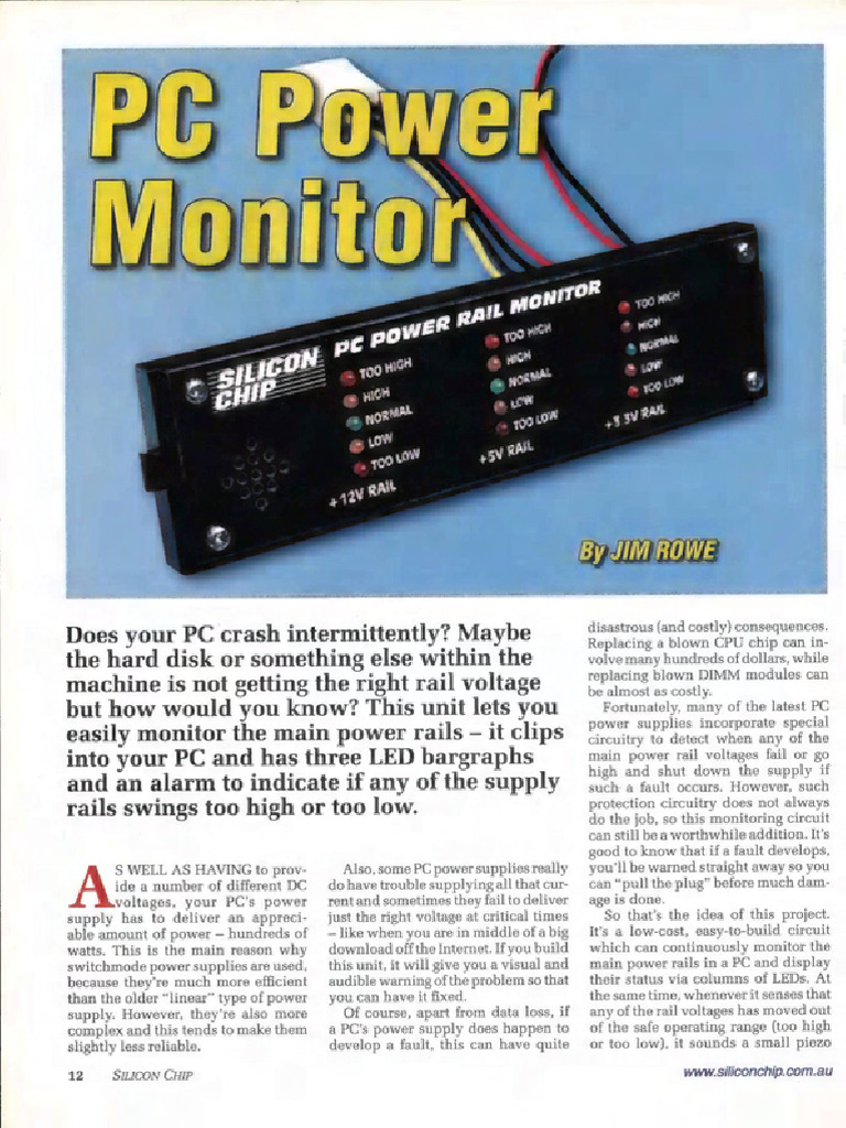 PC Power Monitor | PDF