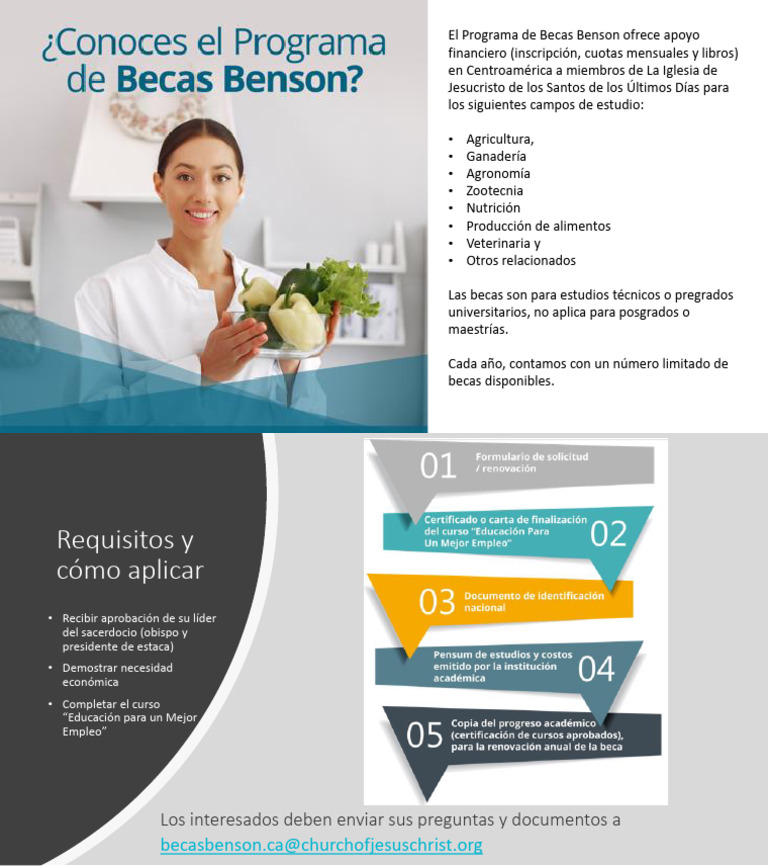 Becas Benson para Generar Interes | PDF