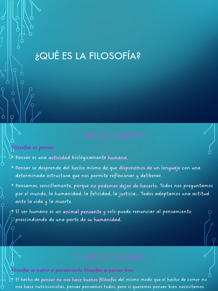 QUÉ ES LA FILOSOFÍA 1r Batx | PDF