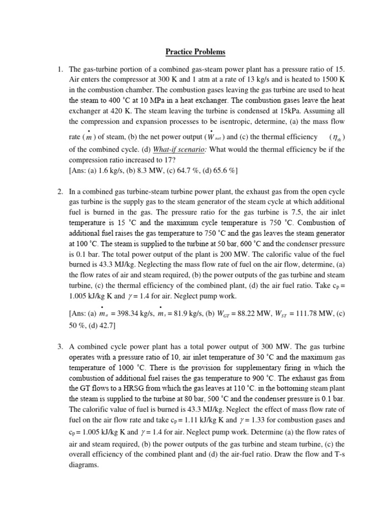 Me Ecwhr 18 Practice Problems 1 | PDF